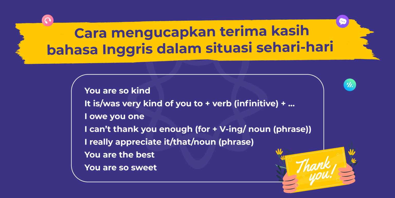 11 Ucapan Terima Kasih Bahasa Inggris Selain “Thank You”