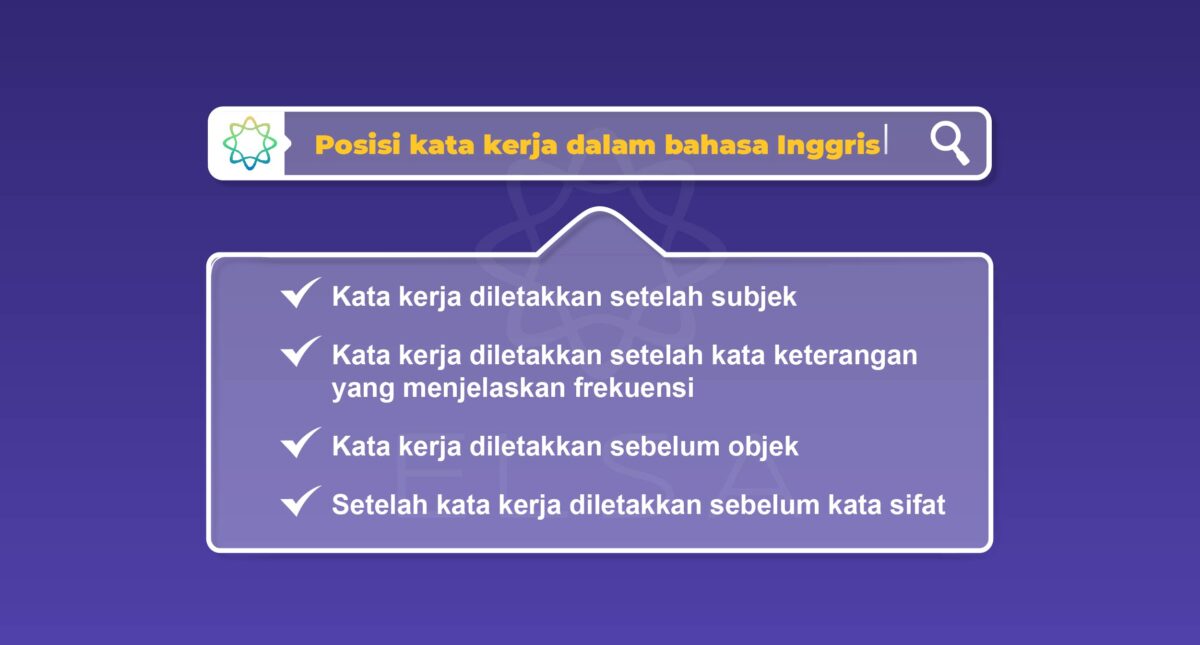 Apa itu kata kerja bahasa Inggris?