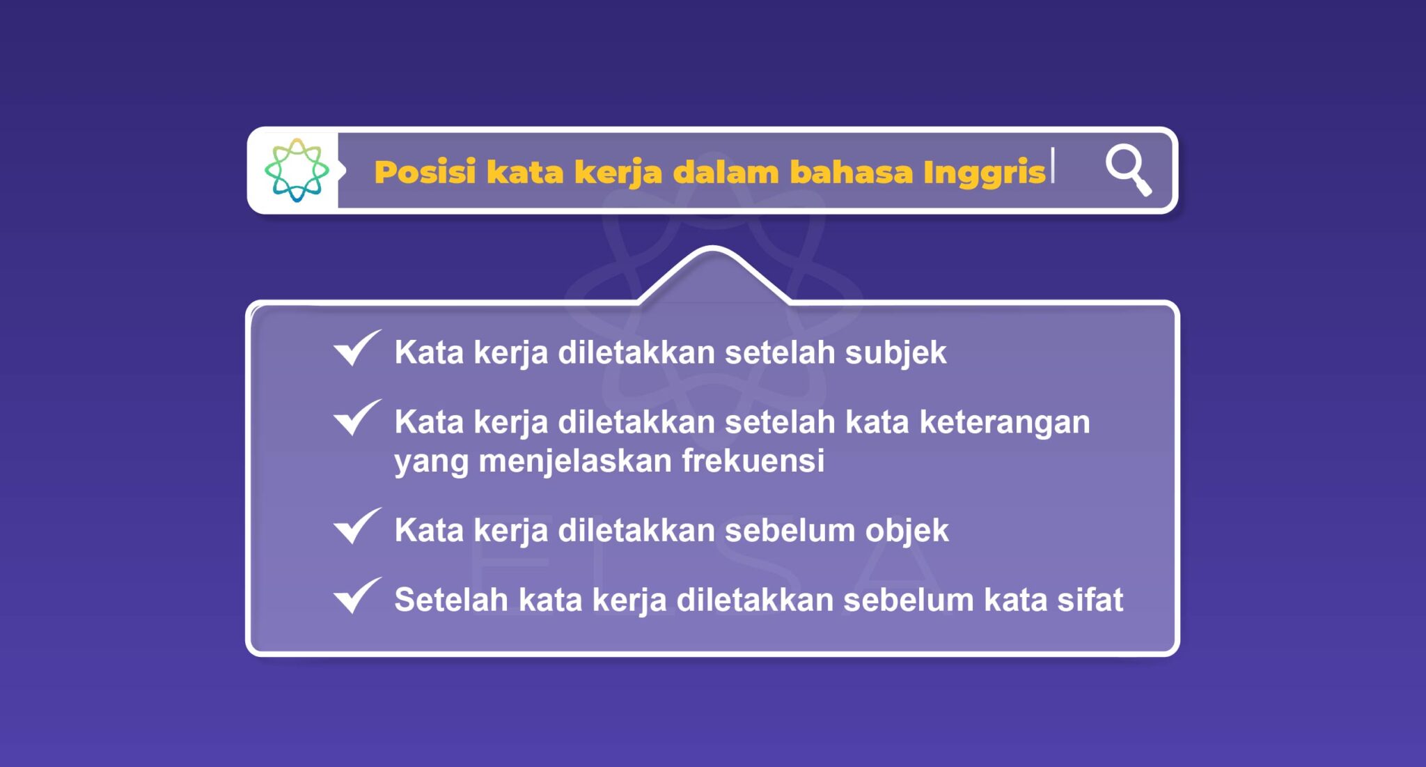 Apa itu kata kerja bahasa Inggris?