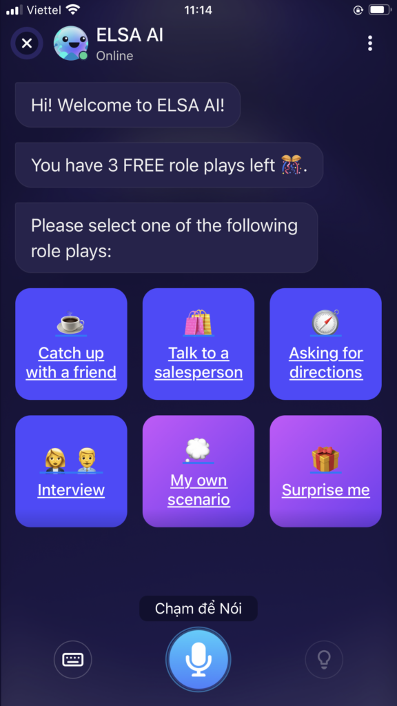 ELSA AI - Cakap Langsung Dengan AI