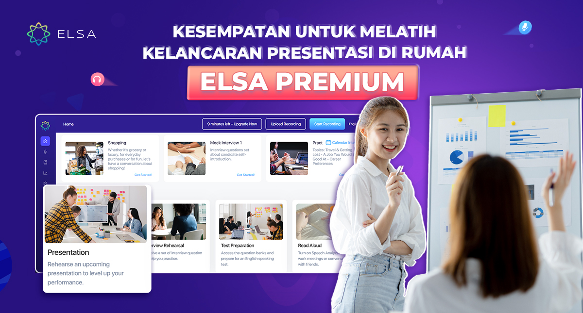 Kursus bahasa Inggris khusus untuk pekerja: ELSA Premium