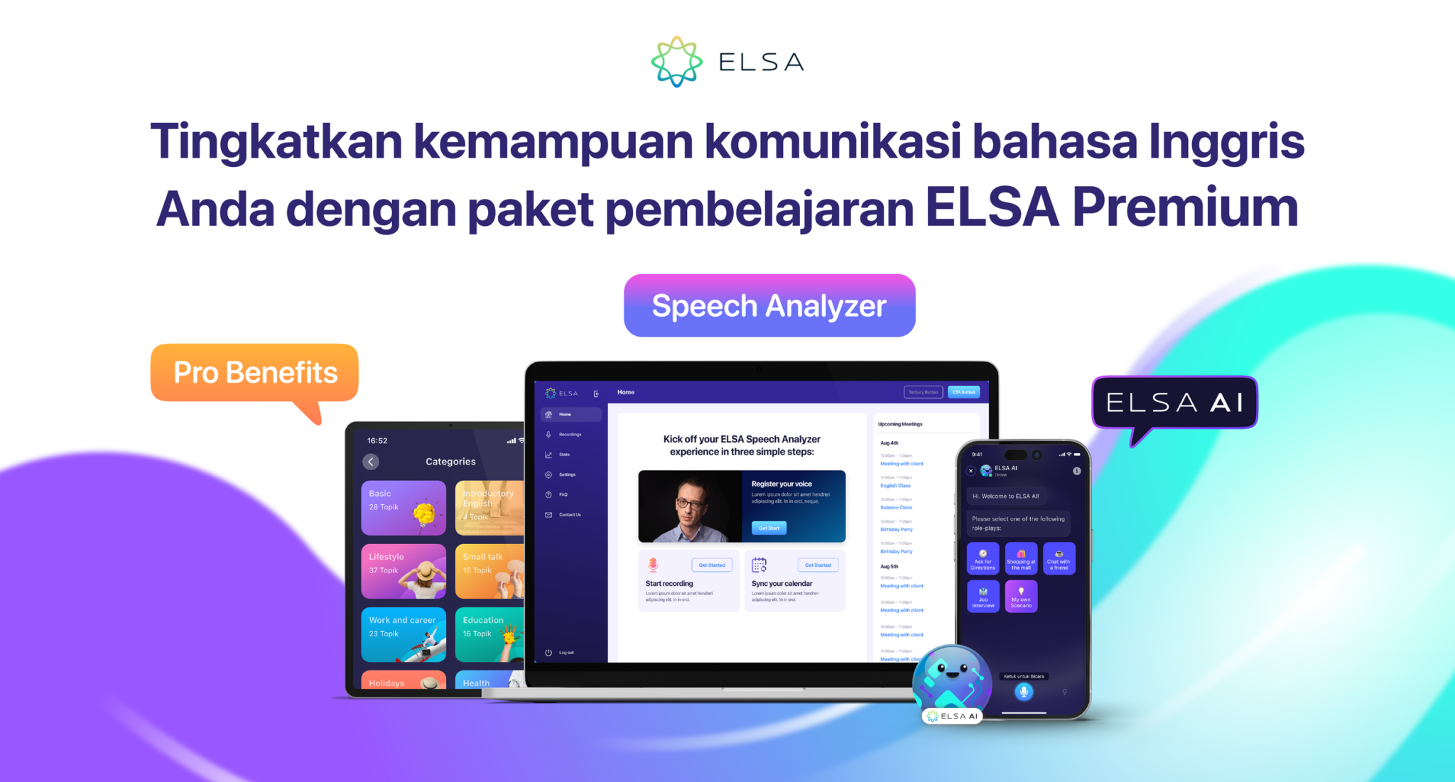Perbedaan antara ELSA Premium, ELSA Pro dan ELSA Free