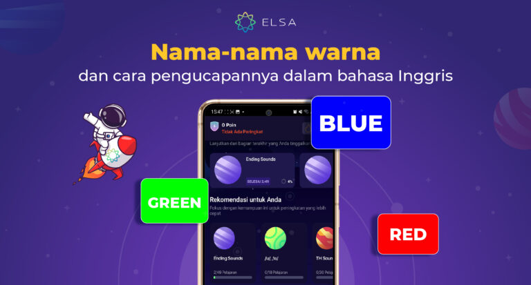 Nama-nama warna dan cara pengucapannya dalam bahasa Inggris