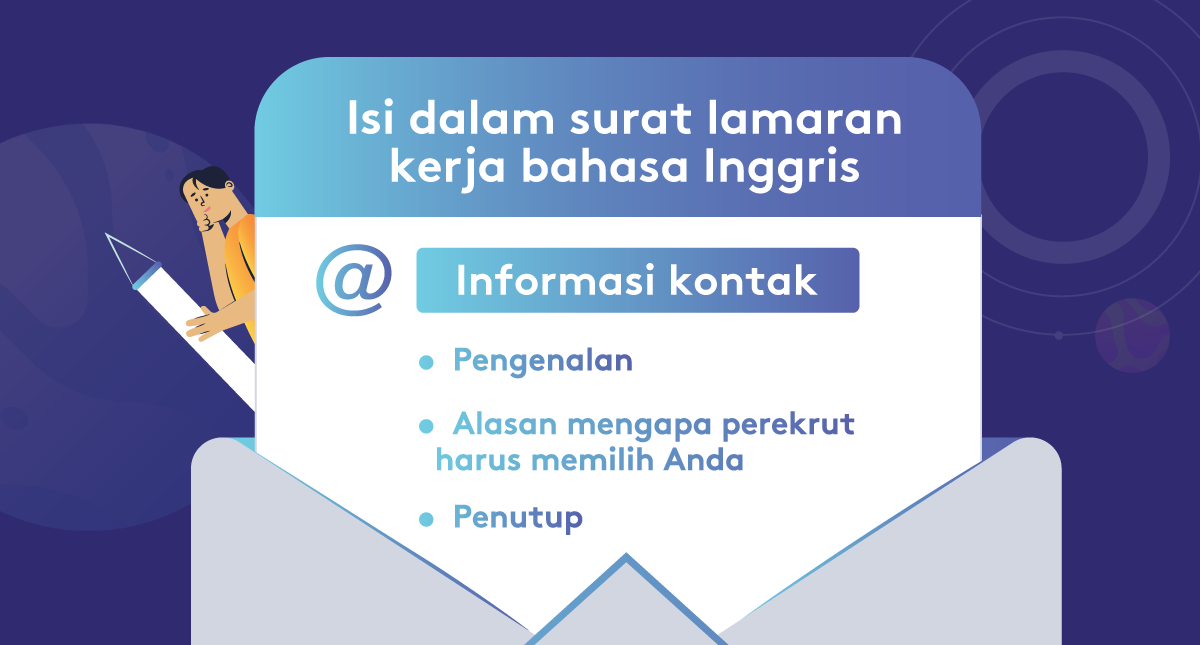 Contoh surat lamaran kerja bahasa Inggris yang sederhana