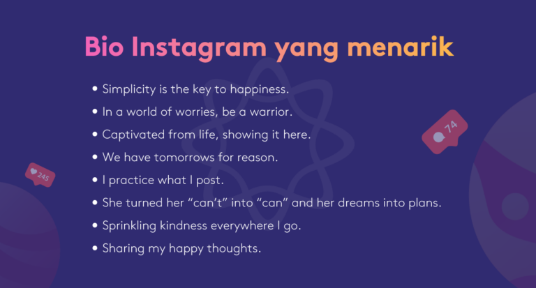 Top bio IG aesthetic bahasa Inggris singkat dan signifikan