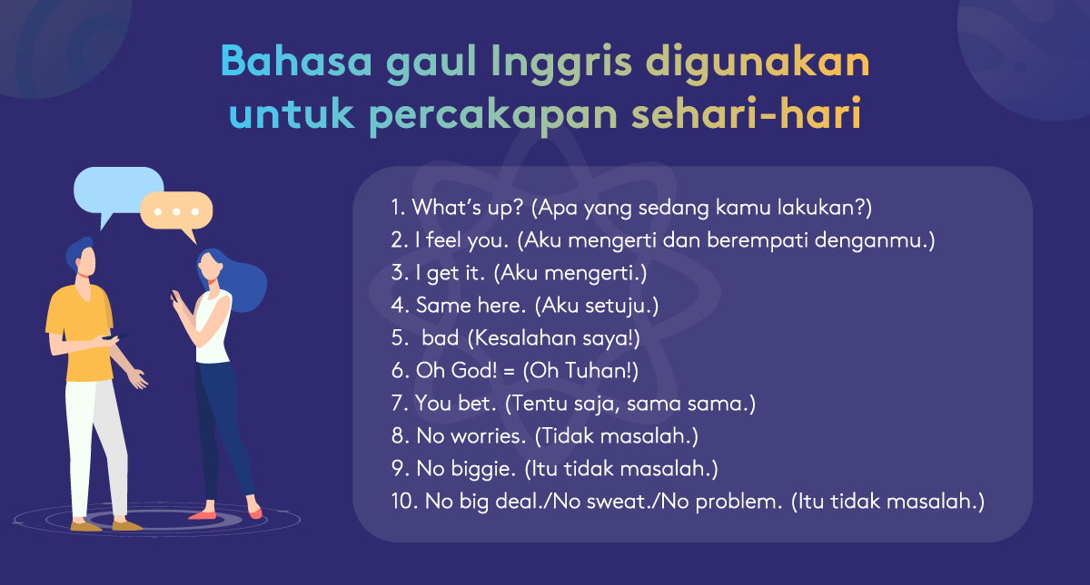 70 Kata bahasa gaul Inggris yang paling umum!
