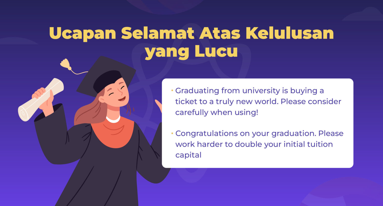 35 Ucapan Happy Graduation bermakna dalam Bahasa Inggris