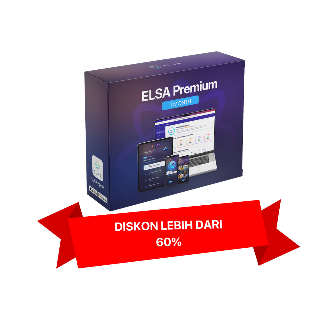 ELSA SPEAK INDONESIA - Belajar Bahasa Inggris Komunikasi Online