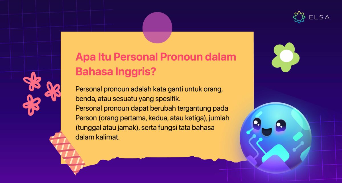 Apa itu Personal Pronoun dalam Bahasa Inggris? Definisi, Contoh, dan ...