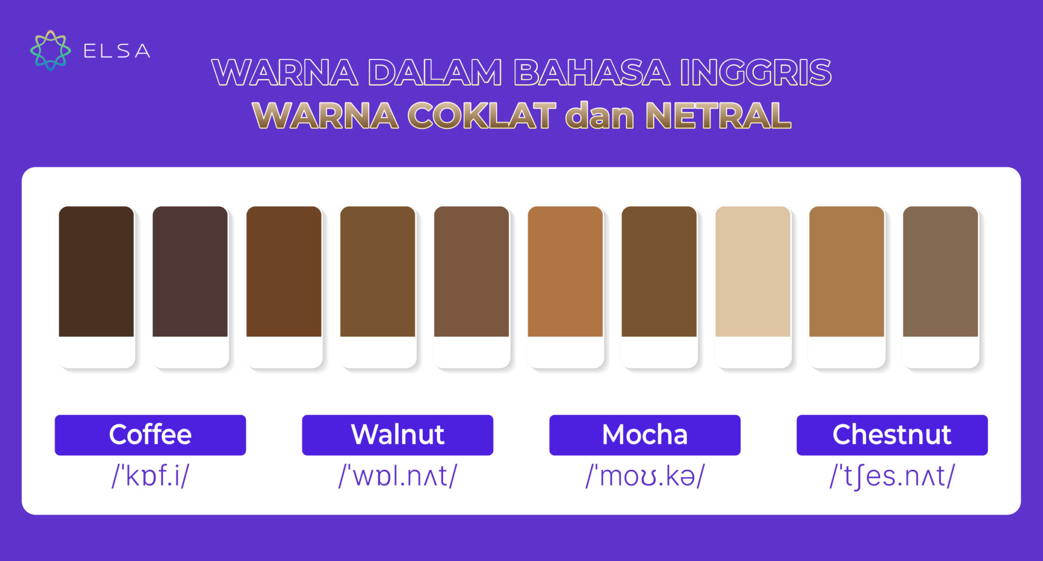 Kumpulan 100+ Nama warna dalam Bahasa Inggris yang mudah diingat